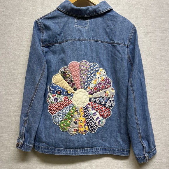 Upcycled | Jackets & Coats | Upcycled Denim Barn Chore Jacket Artsy ...